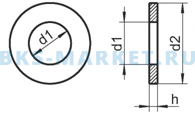 ИСО 7089 | Плоские шайбы ISO 7089